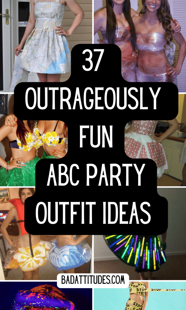 37 Outrageously Fun ABC Party Ideas For Your Next Anything But Clothes ...