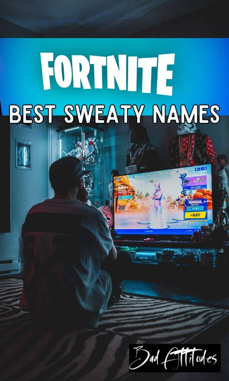 Best Fortnite Names That Are Sweaty And Cool - Bad Attitudes